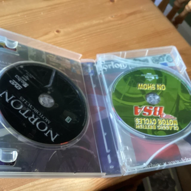 DVDS, CLASSIC BRITISH Motorcycles 2003: Delta Music PLC 3 DVD box set ...