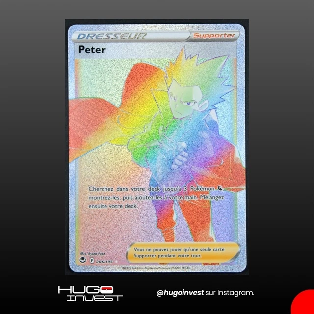 CARTE POKÉMON - Peter 206/195 Tempête Argentée - Française FR EUR 17,50 ...