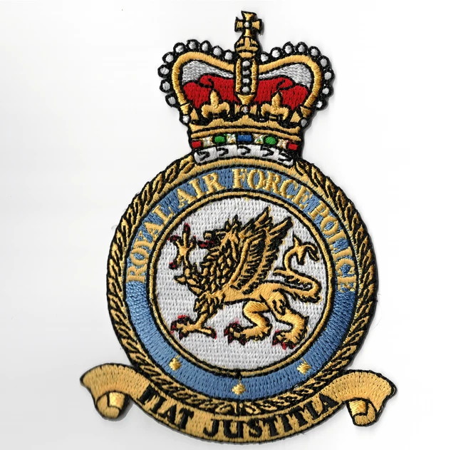 ROYAL AIR FORCE Police, RAF Police (RAFP) Crest Iron or sew on patch £8 ...