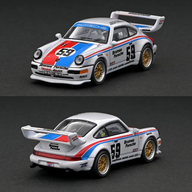 TARMAC WORKS 1/64 Porsche 911 Turbo S LM GT Schuco Hans Walter Rohrl ...