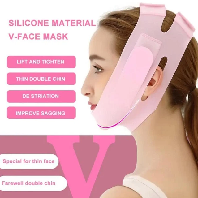 V-LINE FACE CHIN Cheek Lift Up Slimming Slim Mask Anti Wrinkle Belt ...