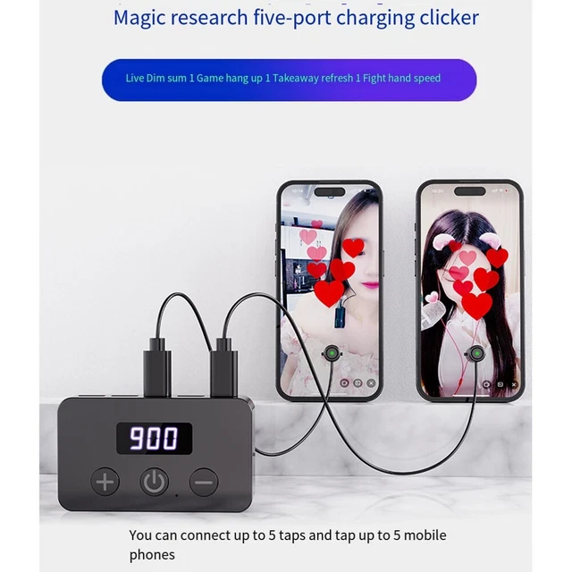 SMARTPHONE AUTO CLICKER Device for Enhanced Live Streaming Productivity ...