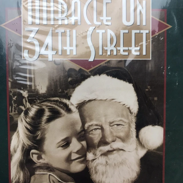 MIRACLE ON 34TH Street Christmas Movie 50th Anniversary Edition VHS NEW ...
