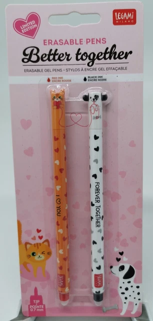 LEGAMI VALENTINSTAG STIFTSET BETTER TOGETHER Limited Edition Hund Katze ...