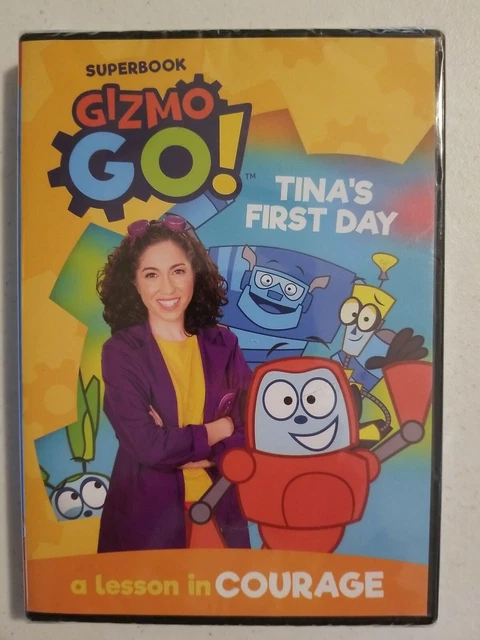 SUPERBOOK GIZMO GO! Tina's First Day: A Lesson in Courage (DVD, 2020 ...