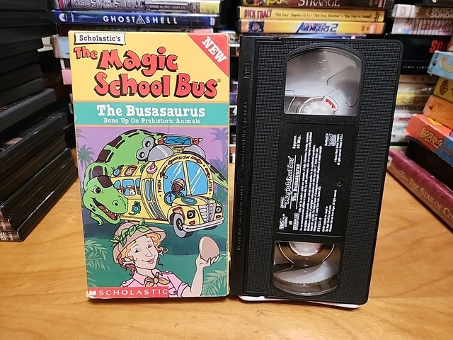 SCHOLASTIC MAGIC SCHOOL Bus: The Busasaurus (VHS, 1995) Kidsvision ...