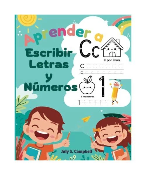 APRENDER A ESCRIBIR Letras y Números: Aprendo en casa las letras y ...