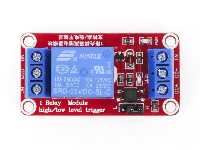 1-KANAL 5V RELAIS Modul mit Optokoppler (1Ch Relay Module High/Low ...