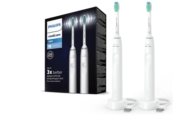 PHILIPS SONICARE 3100 Series Electric Toothbrush with Sound Technology ...