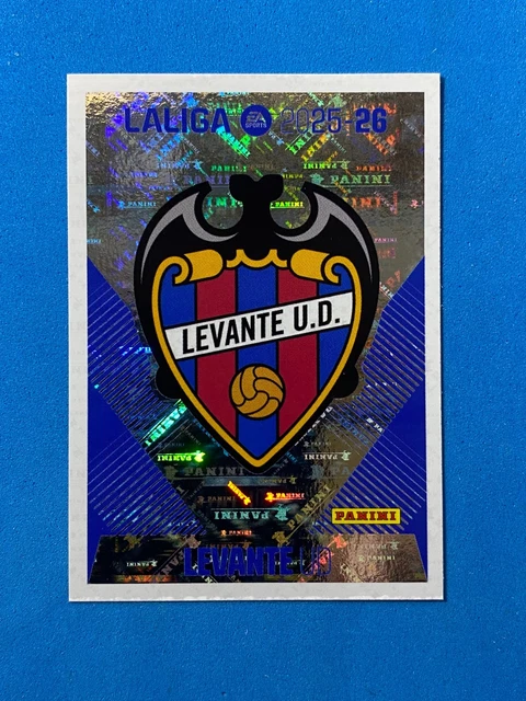 STICKERS PANINI LA Liga ESTE 2025-26 2026 n.311 Escudo (Levante) (1 ...