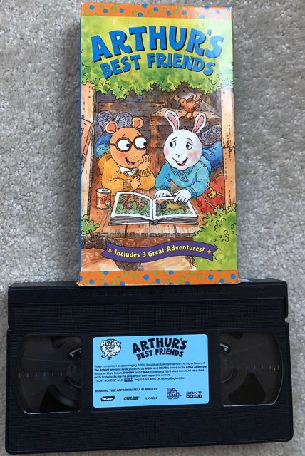 PBS KIDS ARTHUR’S Best Friends VHS Buster, DW Deer Friend,Arthur ...