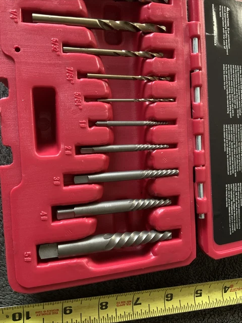 MAC TOOLS 10PC Cobalt Drill And Extractor Set, Spex10mds…tab Broke On Case $100.84 - PicClick CA