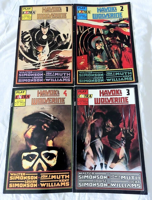 HAVOK & WOLVERINE- Serie completa di 4 numeri Play Extra - Ottimo EUR 9 ...