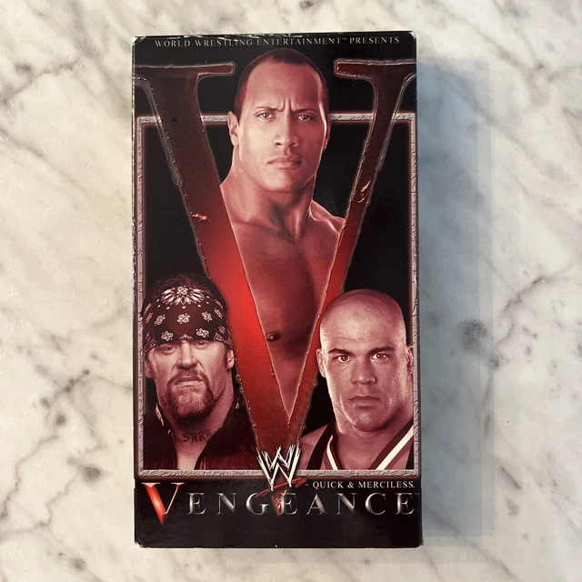 WWE VENGEANCE 2002 (VHS) Collectable Tape PPV EVENT Vintage WWF $60.01 ...