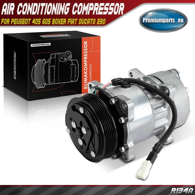 AIR CONDITIONING COMPRESSOR for Peugeot 405 605 Boxer Fiat Ducato 230 ...