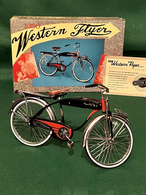 1950S WESTERN FLYER Model Collectible Bicycle Ltd Ed.American With ...