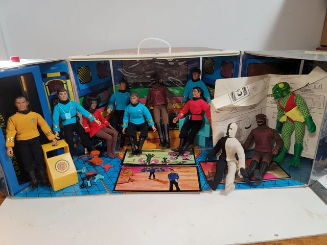 MEGO STAR TREK U.S.S Enterprise Bridge Playset W/box Extra Figures ...