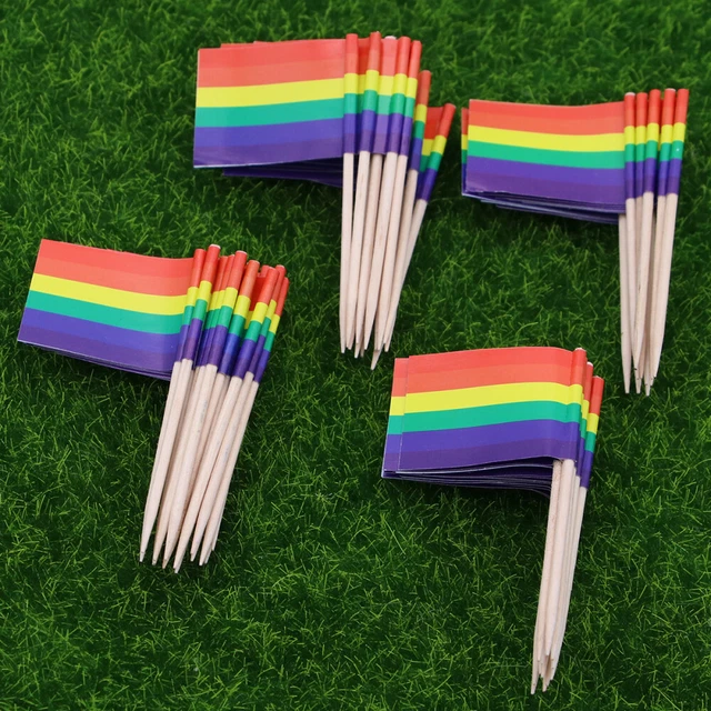 PRIDE FLAGS RAINBOW Pride Flag Toothpicks Pride Flags £7.55 - PicClick UK