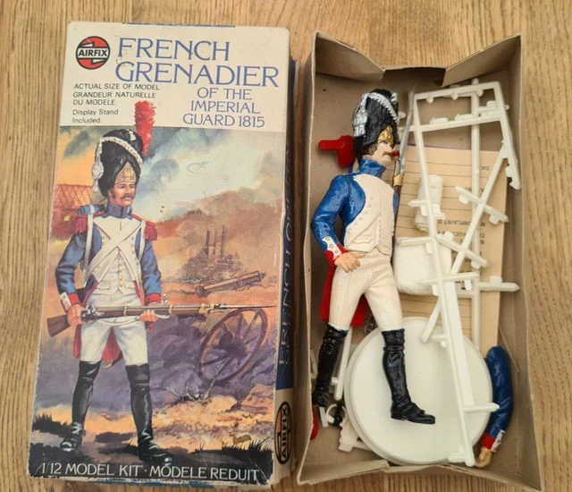VINTAGE AIRFIX 1:12 French Grenadier Of The Imperial Guard 1815 Part ...