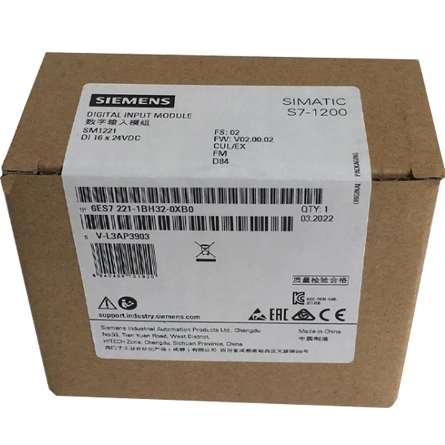 NEW SIEMENS 6ES7221-1BH32-0XB0 SIMATIC S7-1200 Digital input SM 1221 ...