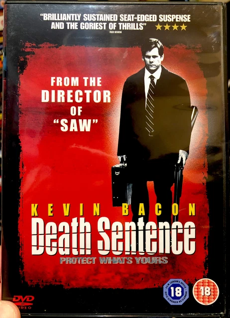 DEATH SENTENCE DVD Dark Gritty Horror Revenge vigilante Thriller Kevin ...