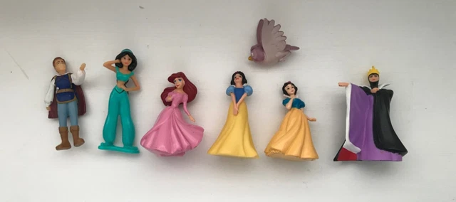 DISNEY PRINCESS PLASTIC toy figures cake toppers figurines £5.99 ...