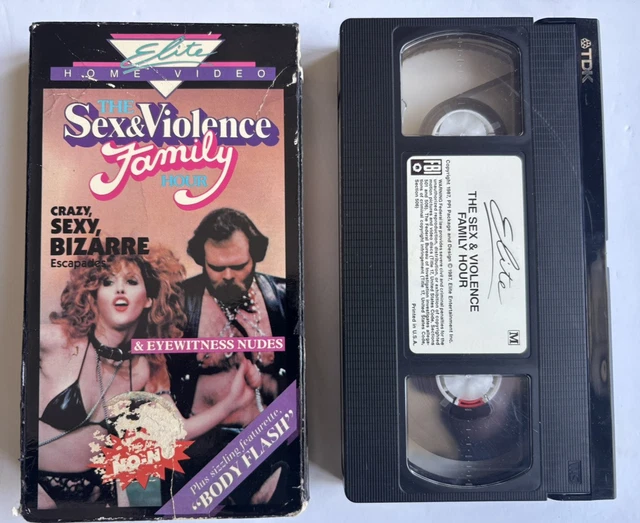 SEX & VIOLENCE Family Hour VHS Tape Movie Slipcase Jim Carrey 1983 £62. ...
