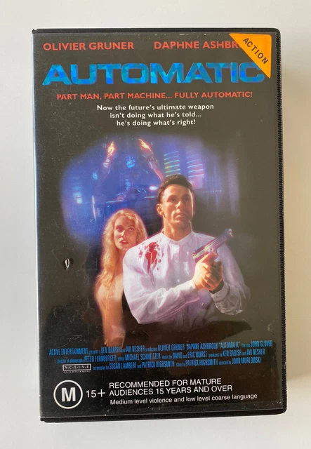 AUTOMATIC [VHS] ROCVALE Video Ex-Rental Tape Olivier Gruner Action Sci ...