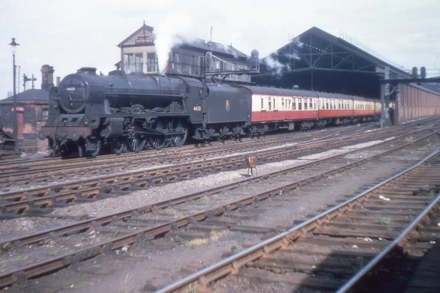 35MM RAILWAY SLIDE: COLOUR-RAIL: BRM 1430: CLASS 7P: 46123 ROYAL IRISH ...