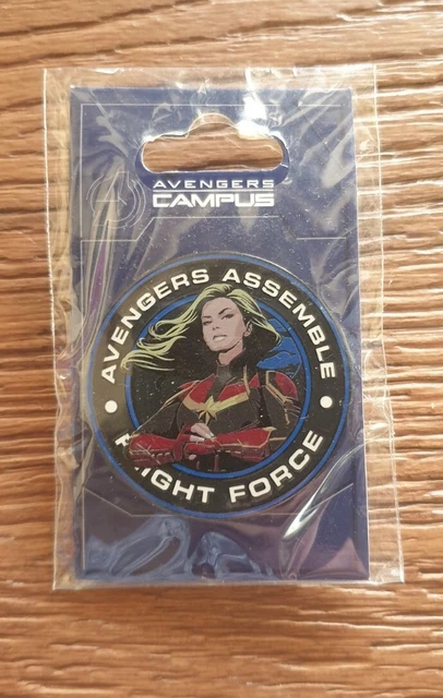 DISNEYLAND PARIS PIN Avengers Assemble Flight Force Captain Marvel Pin ...