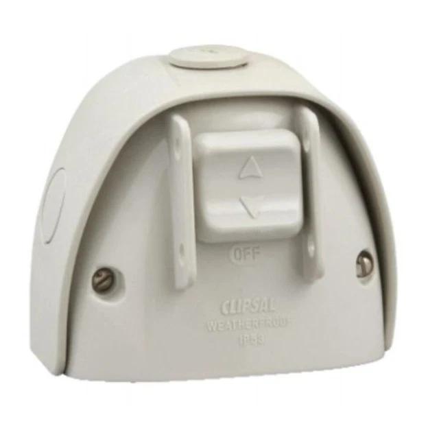 CLIPSAL GPO SWITCHED Outlet Weatherproof Surface Mount Standard 1 Gang ...