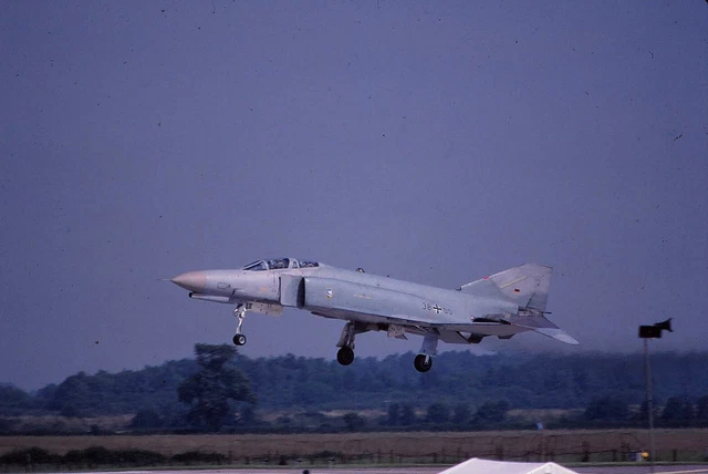 ORIGINAL COLOUR SLIDE F-4F Phantom II 37+00 of JG74 German Air Force £3 ...