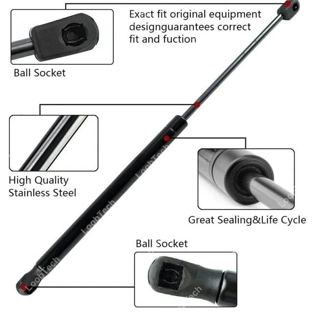 FOR CHEVY CORVETTE C5 C6 Tailgate Shock Lift Struts Support Arm Gas ...