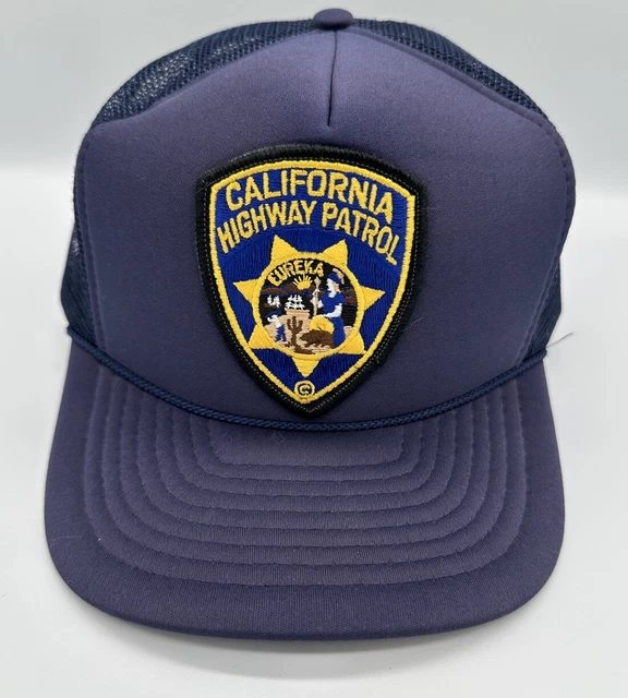 VINTAGE CALIFORNIA HIGHWAY Patrol Uniform Snapback Trucker Hat £11.42 ...