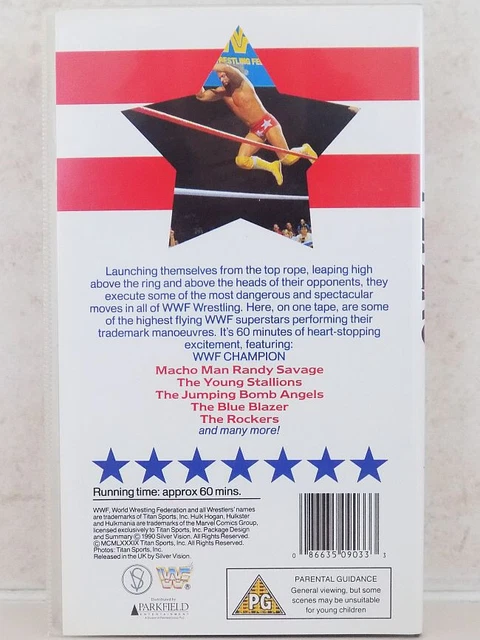 WWF HIGH FLYERS Wrestling Vhs Pal Video Tape Wwe Wcw Silver Vision £7. ...