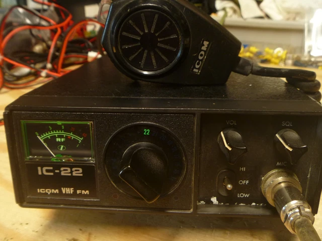 ICOM IC-22 VHF 144MHz 2 Meter FM Mobile Transceiver $39.00 - PicClick