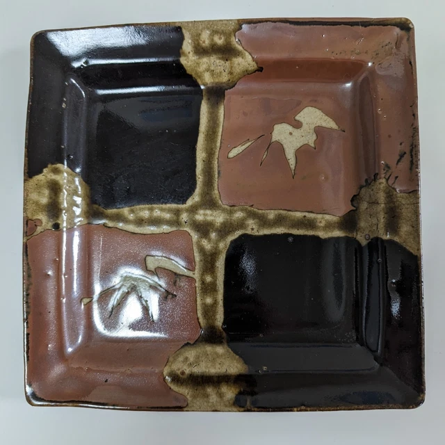 VINTAGE JAPANESE STUDIO Pottery MASHIKO Ceramic SAKUMA TOTARO Plate ...