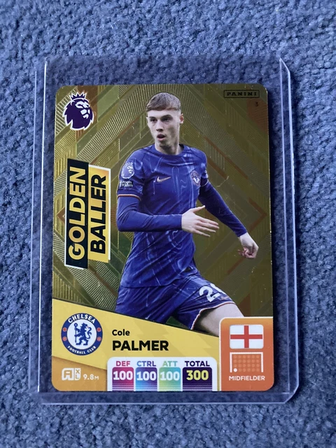 PANINI ADRENALYN XL Premier League 2025 Cole Palmer Golden Baller Card ...