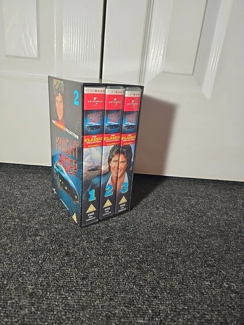KNIGHT RIDER 'DAVID Hasselhoff' THE CLASSIC COLLECTION VHS BOX SET ...