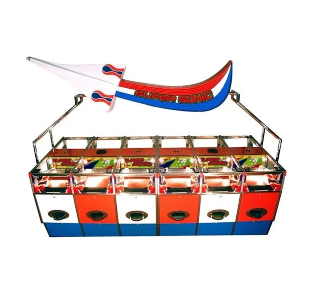SUPERSONIC CONCORD 12 PLAYER Penny Pusher On 2p Play Arcade Machine £ ...