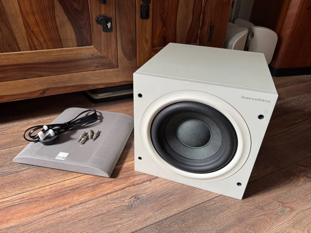 BOWERS & WILKINS (B&W) ASW608 Active Subwoofer, matt white – good cond ...