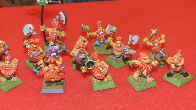 GAMES WORKSHOP WARHAMMER Dwarf Slayers Trollslayer Metal Painted Figure ...