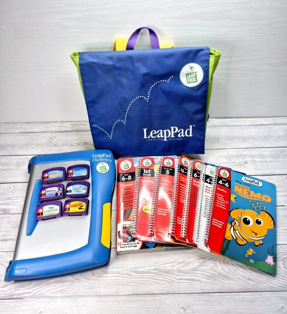 LEAPFROG LEAP PAD Plus Writing Learning System & 7 X Cartridges & Books ...