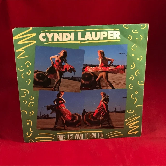 CYNDI LAUPER GIRLS Just Want To Have Fun 1983 UK 7" vinyle single ...