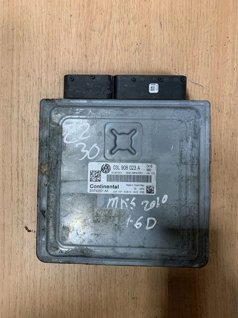 VW GOLF MK6 1.6 Diesel ENGINE CONTROL UNIT ECU 03L906023A £50.00 - PicClick UK
