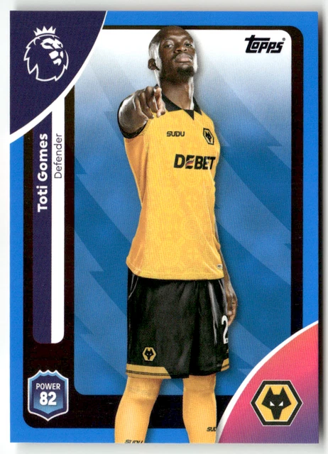 TOPPS PREMIER LEAGUE 2025-26 No. 294 Toti Gomes Blue Parallel EUR 2,99 ...