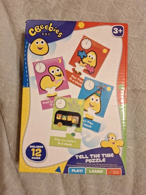 CBEEBIES TELL THE Time Puzzles brand new and boxed includes 12 cards £0 ...