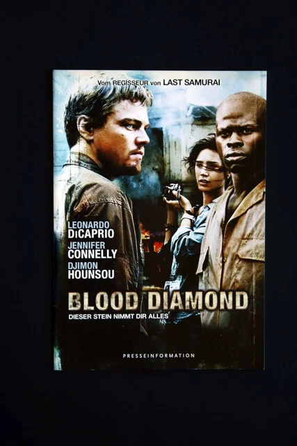 BLOOD DIAMOND - Leonardo DiCaprio, Jennifer Connelly, Arnold Vosloo ...