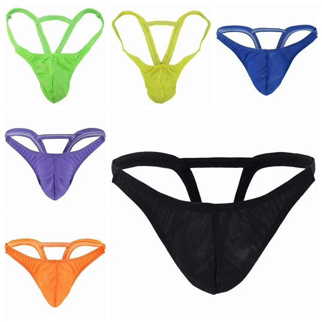 SISSY MENS BULGE Pouch G-string Thong Mini Briefs Underwear Jockstrap ...