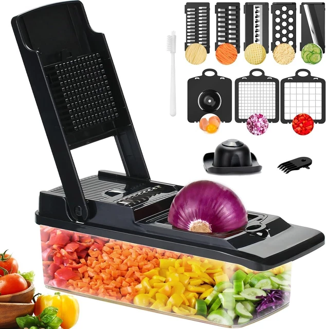 PROFESSIONAL MANDOLIN VEGETABLE Slicer Julienne Cutter Chopper Fruit ...
